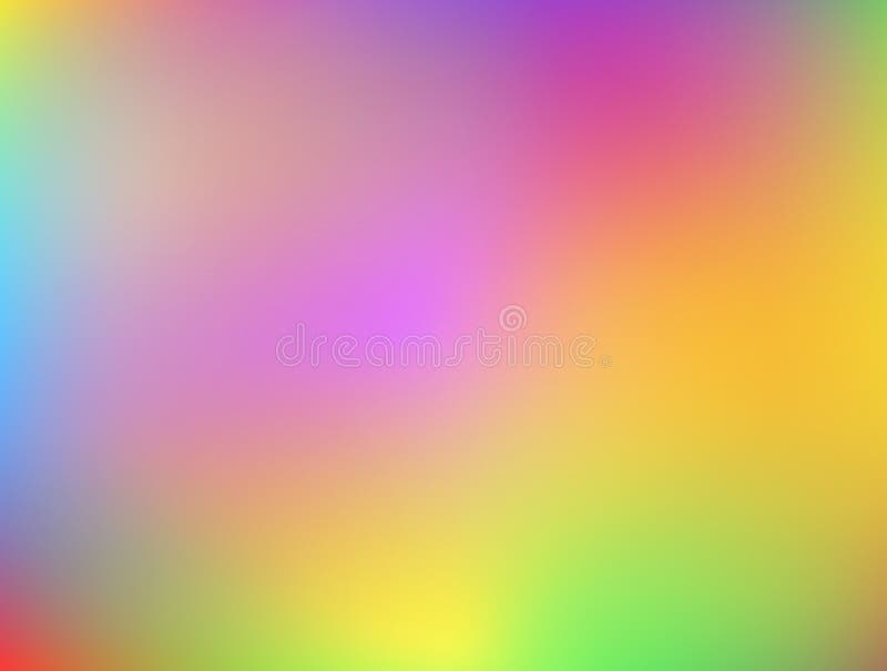 Abstract Blurred Gradient Background in Vibrant Rainbow Colors Stock ...