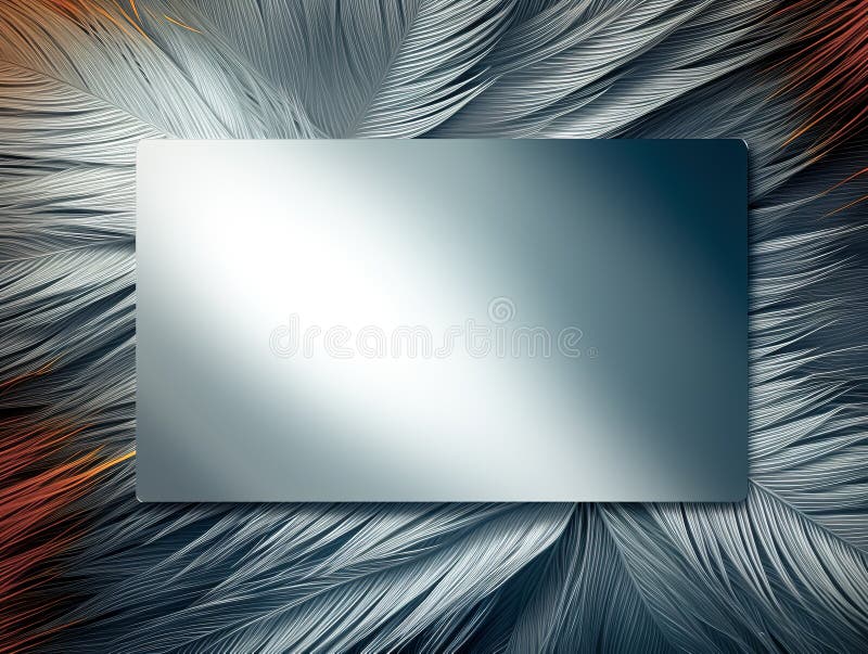 Abstract Blurred Gradient Background with Wild Bird Feathers. Stock ...