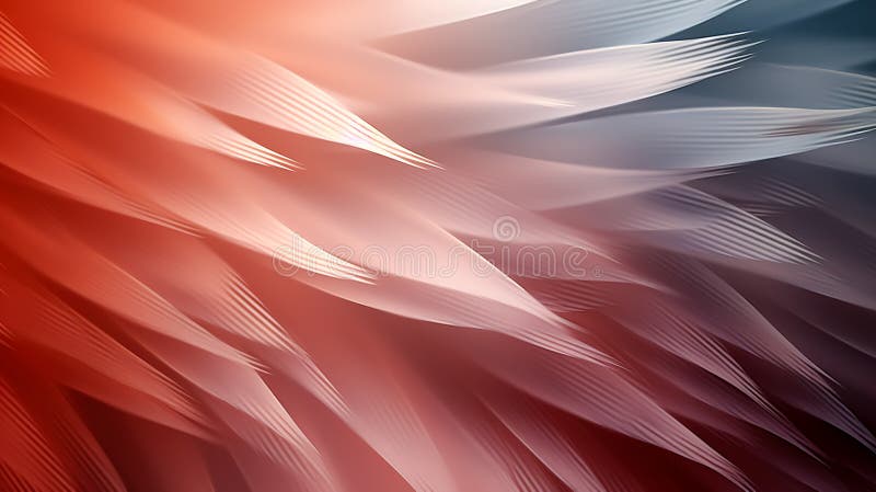 Abstract Blurred Gradient Background with Wild Bird Feathers. Stock ...