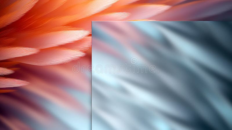 Abstract Blurred Gradient Background with Wild Bird Feathers. Stock ...