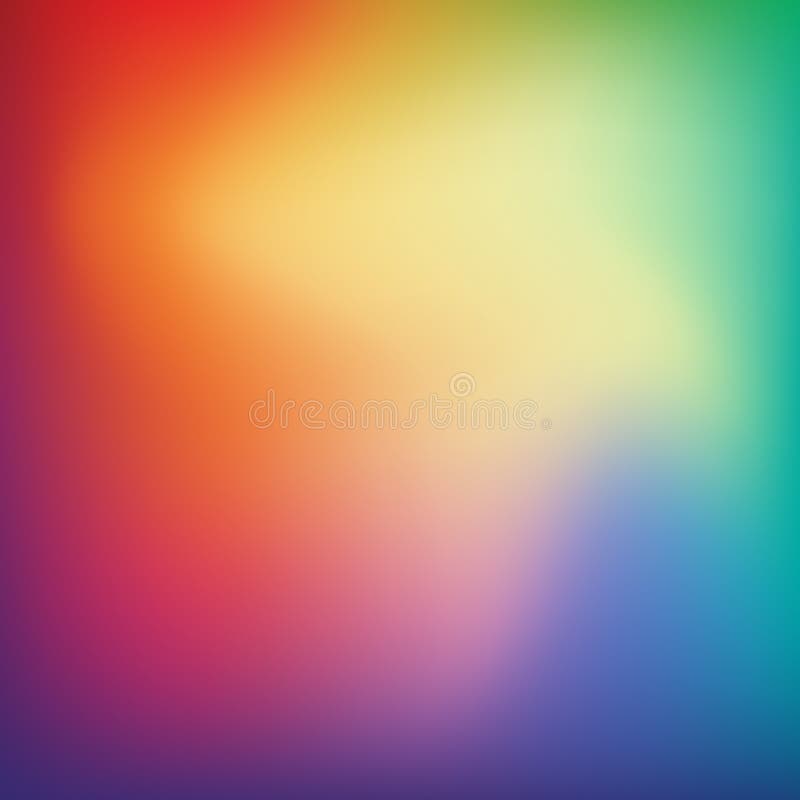 Bright Rainbow Wires Abstract Background. AI Render Stock Illustration ...
