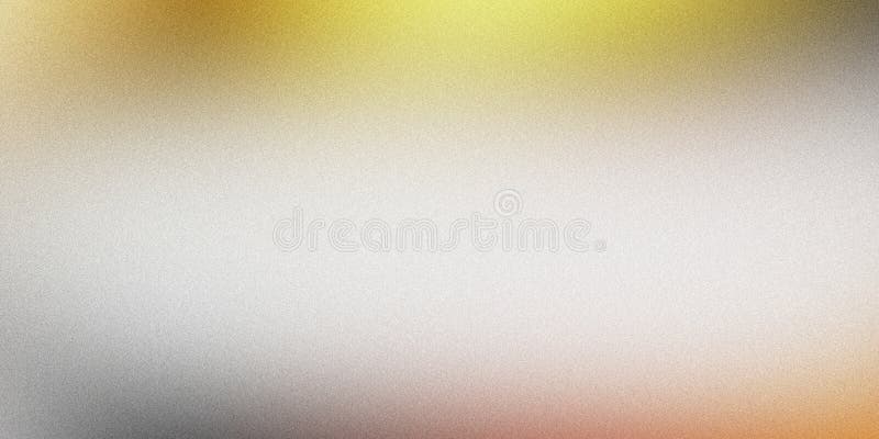 Abstract Blurred Grainy Gradient Background Fading from Yellow To White ...