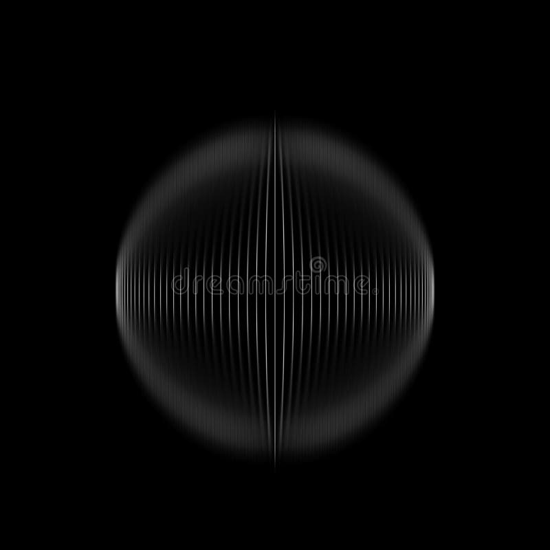 Abstract Blurred High-tech Spherical Object Stock Illustration ...
