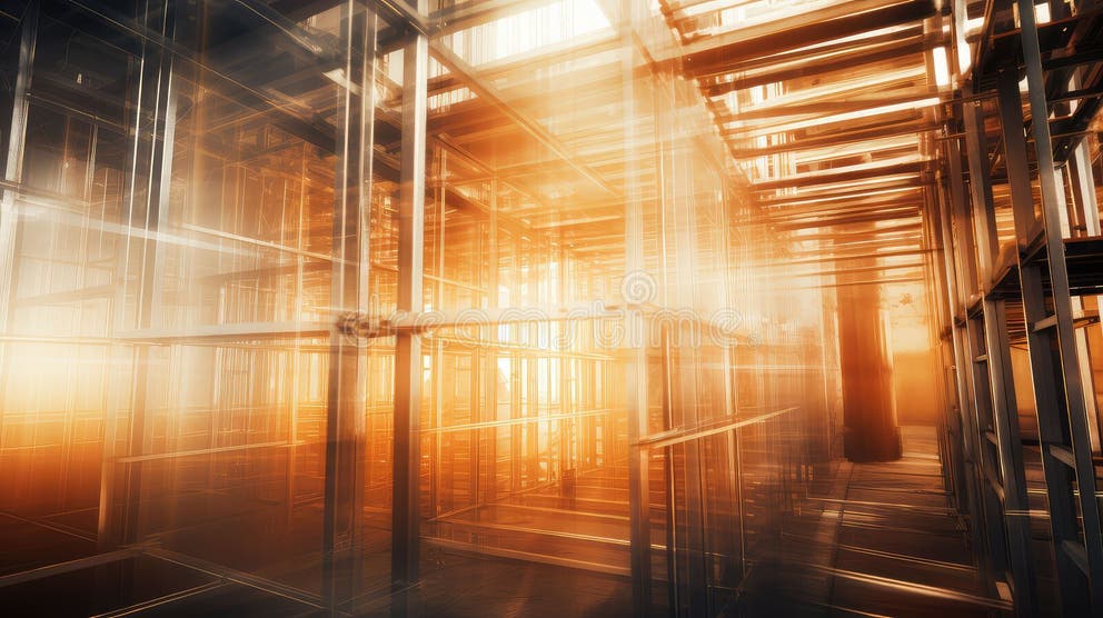 Blurred Interior Building Construction Stock Illustrations – 2,625 ...