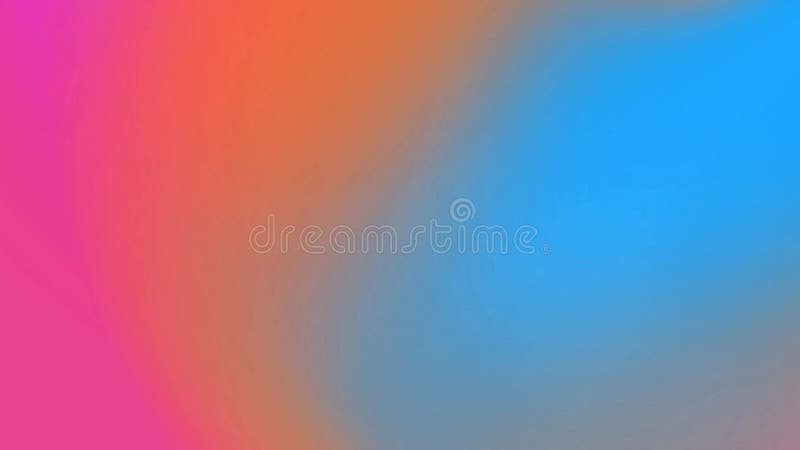 Abstract Blurred Magenta Blue Orange Soft Gradient Cycle Slow Motion ...