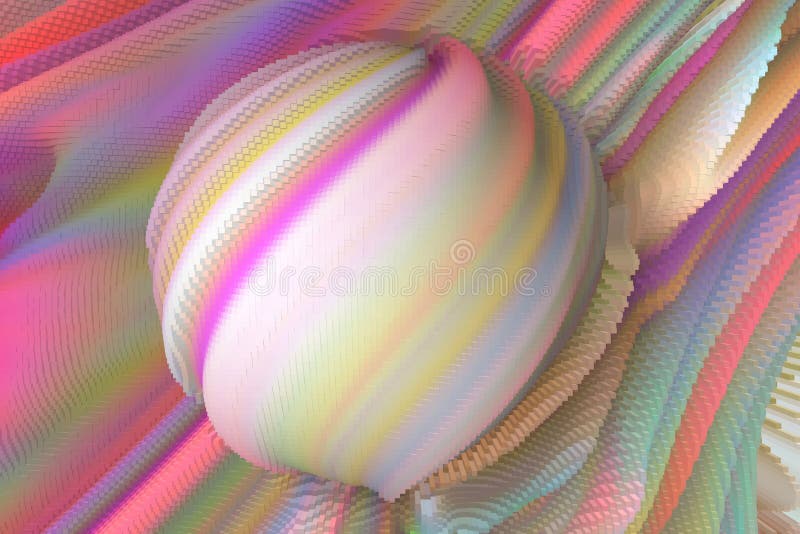Abstract Blurred Multicolored Background with a Sphere Stock ...
