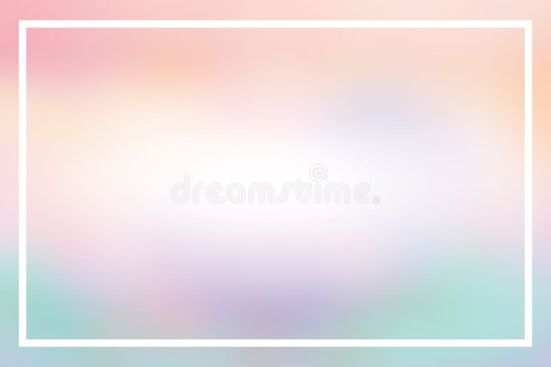 Abstract Blurred Pastel Frame Background.Colorful Blur Background Stock ...