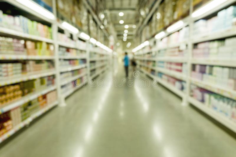 Abstract Blurred Photo of Department Store, Blur Store Background Stock ...