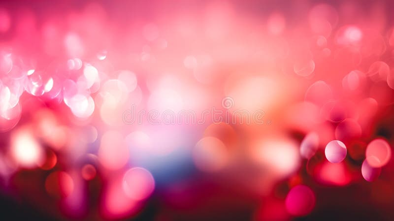 Abstract Blurred Pink Background with Bokeh, Generative AI. Stock ...