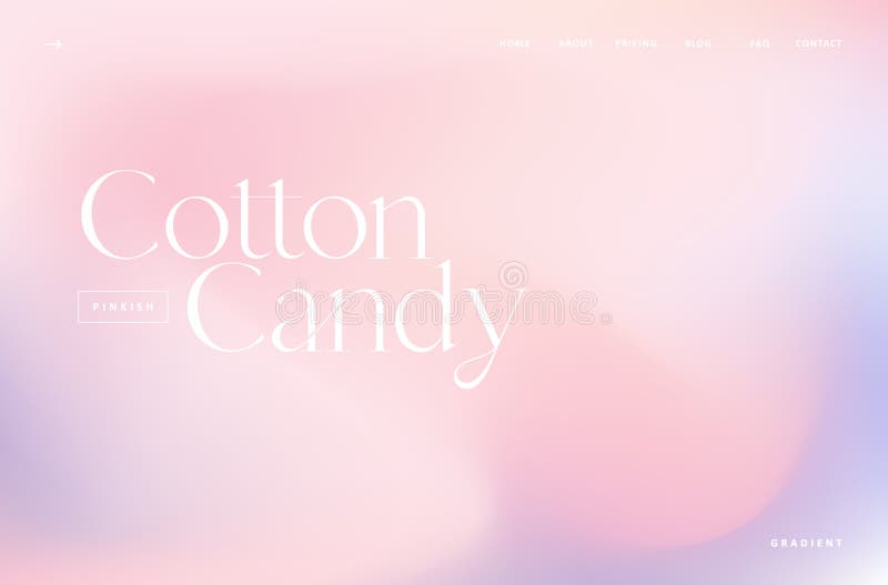 Abstract Blurred Pink Cotton Candy Gradient Mesh Landing Page ...