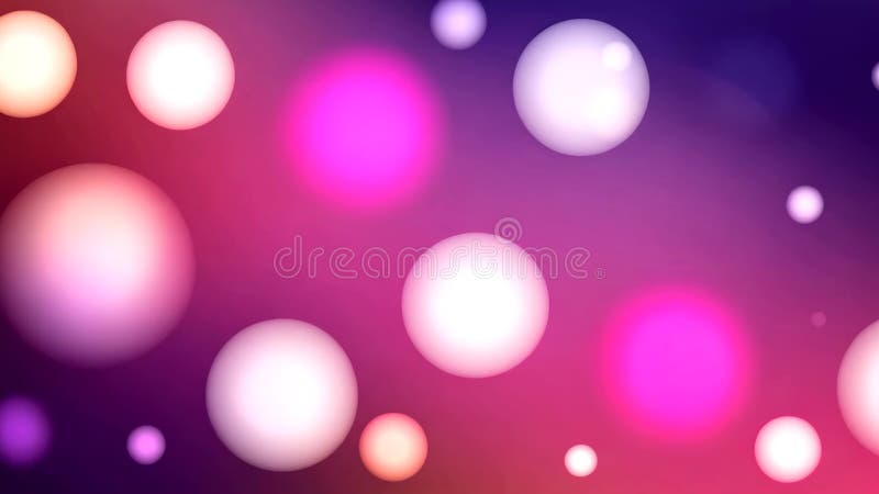 Abstract Blurred Pink, Purple, and White Circles on a Gradient ...