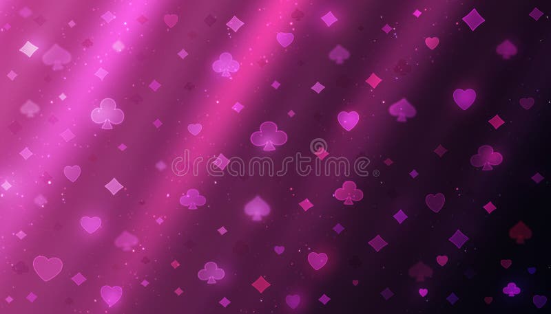 Abstract Blurred Poker Playing Cards Background Stock Illustration ...
