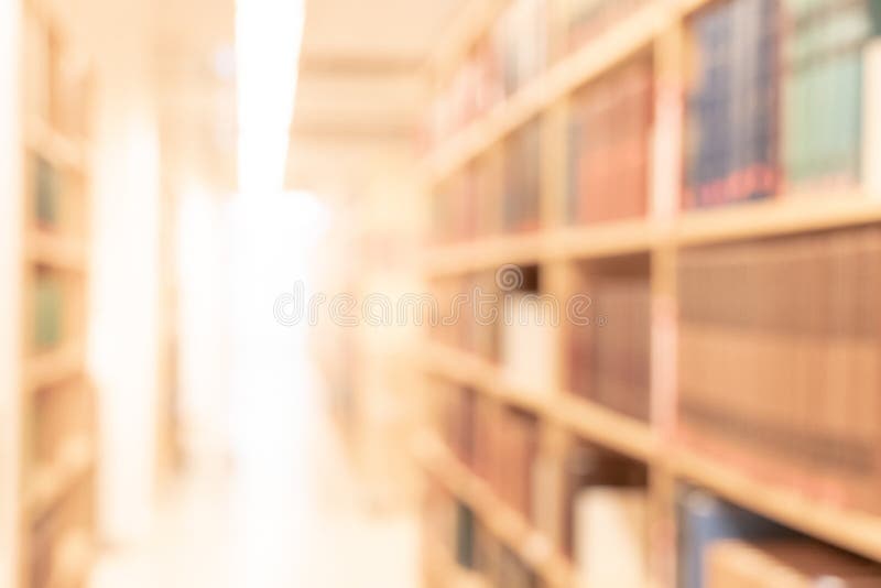 Abstract Blurred Public Library Interior Background Stock Photo - Image ...