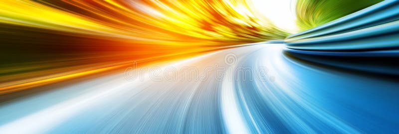 Abstract Blurred Speed Motion, Moving Fast Drive. Rush Hour, Commute ...