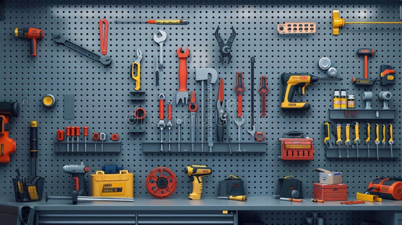 Abstract Blurred View of Modern Hardware Store Interior Background ...