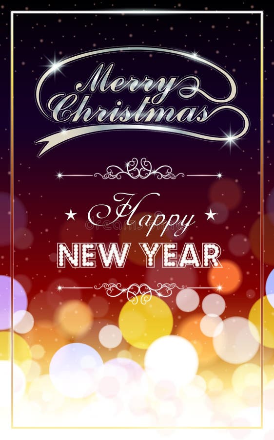 Abstract Christmas Music Party Poster Stock Illustration - Illustration ...