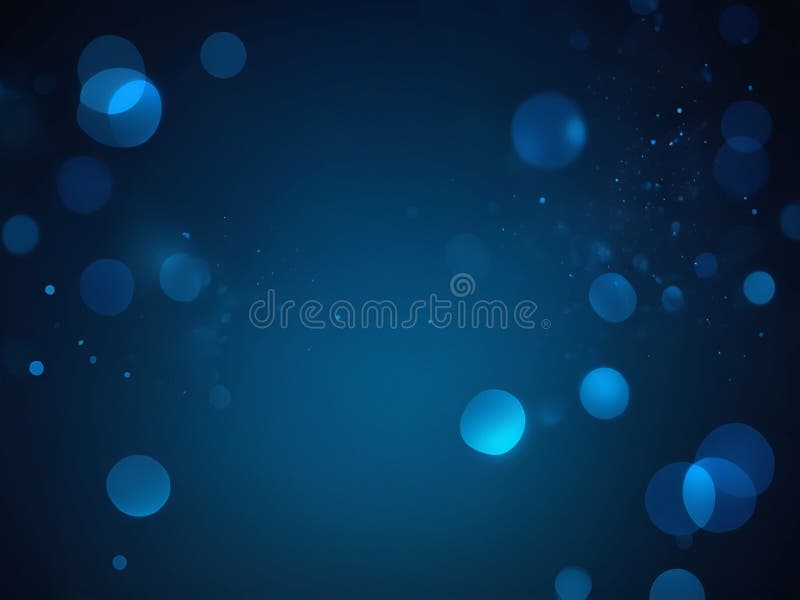 Abstract Blurry Dark Ink Blue Color Bokeh Backdrop Stock Illustration ...