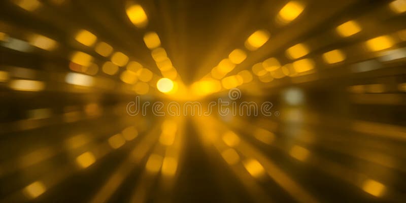 Abstract Blurry Lights Create a Glowing Radial Pattern Stock ...