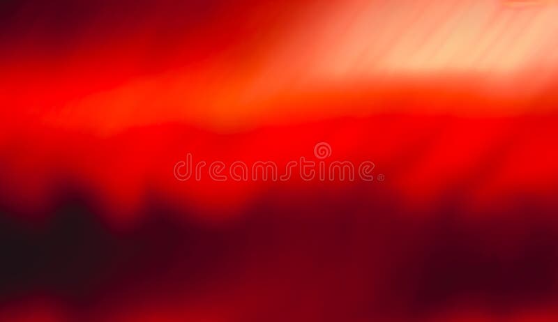 Abstract Blurry Smooth Image of Red Color, Generative AI. Stock ...