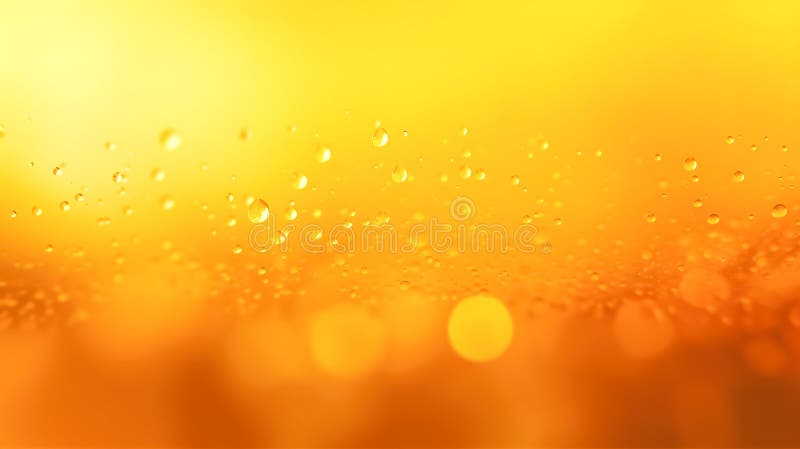 Abstract Blurry Smooth Yellow Background, Generative AI. Stock ...