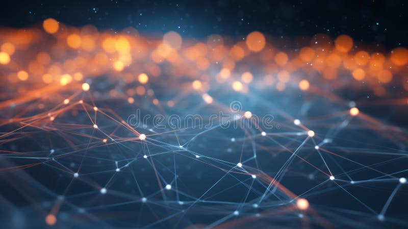 Abstract Blurry Technology Big Data Digital Background Stock ...