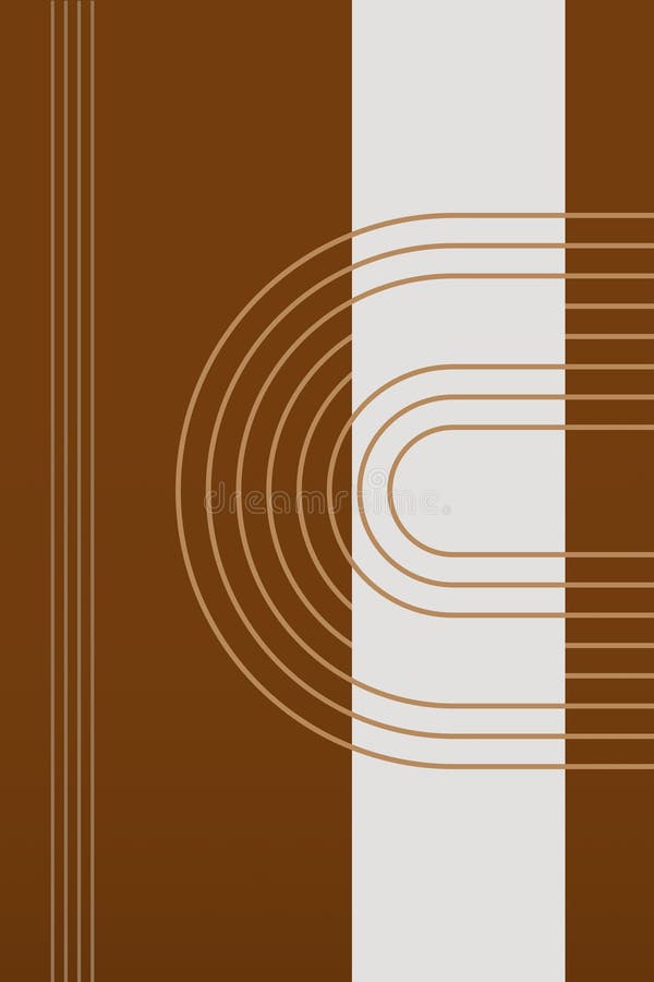 Abstract Boho Beige Art Background Illustration Bohemian for Wall Art ...