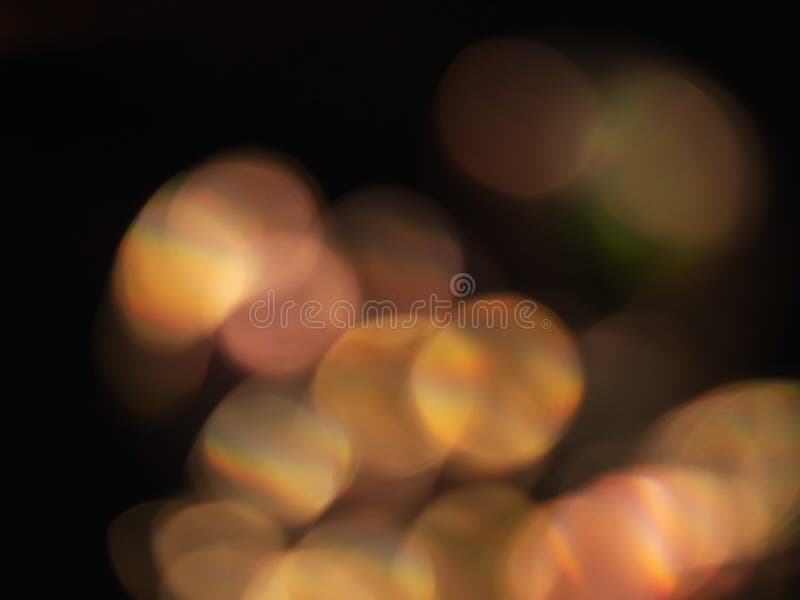 Abstract Boke Background, Warm Tones. Round Shaped Form Stock Photo ...