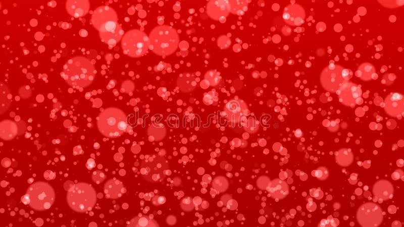 Abstract Bokeh Background, Red Particles Stock Illustration ...