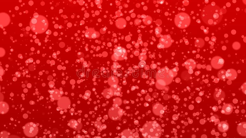 Abstract Bokeh Background, Red Particles Stock Illustration ...