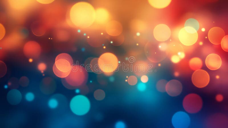 Abstract Bokeh Colorful Lights Background, Festive and Vibrant Effect ...