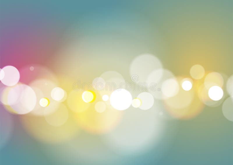Abstract Bokeh Light Background Stock Vector - Illustration of glitter ...