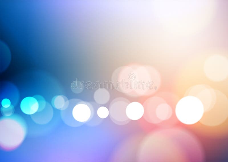Abstract Bokeh Light on Colors Background Stock Vector - Illustration ...