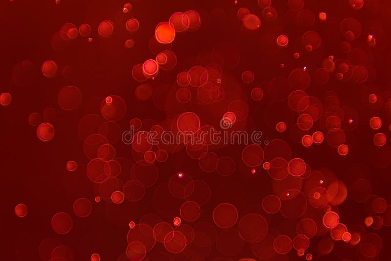 Abstract Sparkle Bokeh Light Effect With Red Background Abstract Bokeh