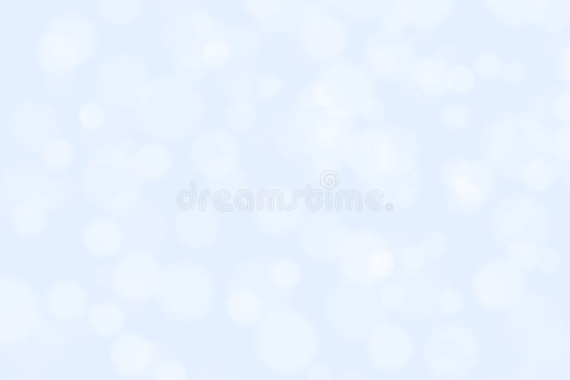 Abstract Bokeh Light Snowfall Background. Soft Blue and White Bokeh ...