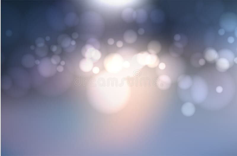 Abstract Bokeh Lights With Soft Light Background Illustration Stock ...
