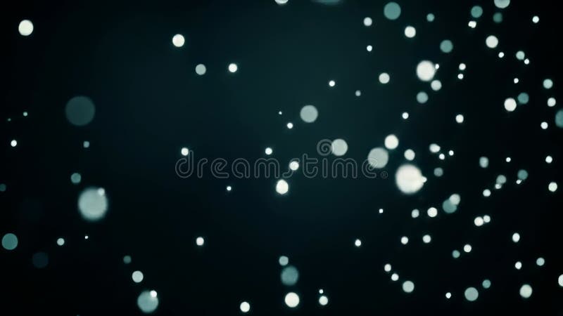 Abstract Bokeh Particles Shimmering and Glowing, Creating a Mystical ...