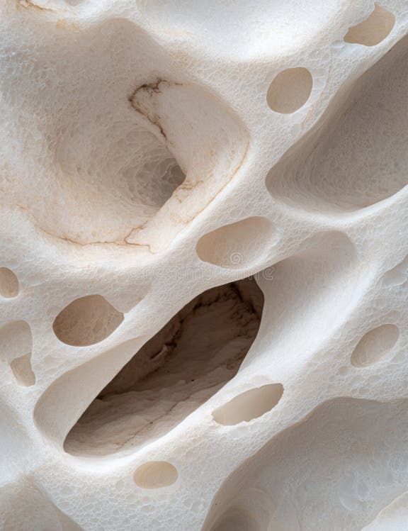 Abstract Bone Texture Background with Porous Surface Stock Illustration ...