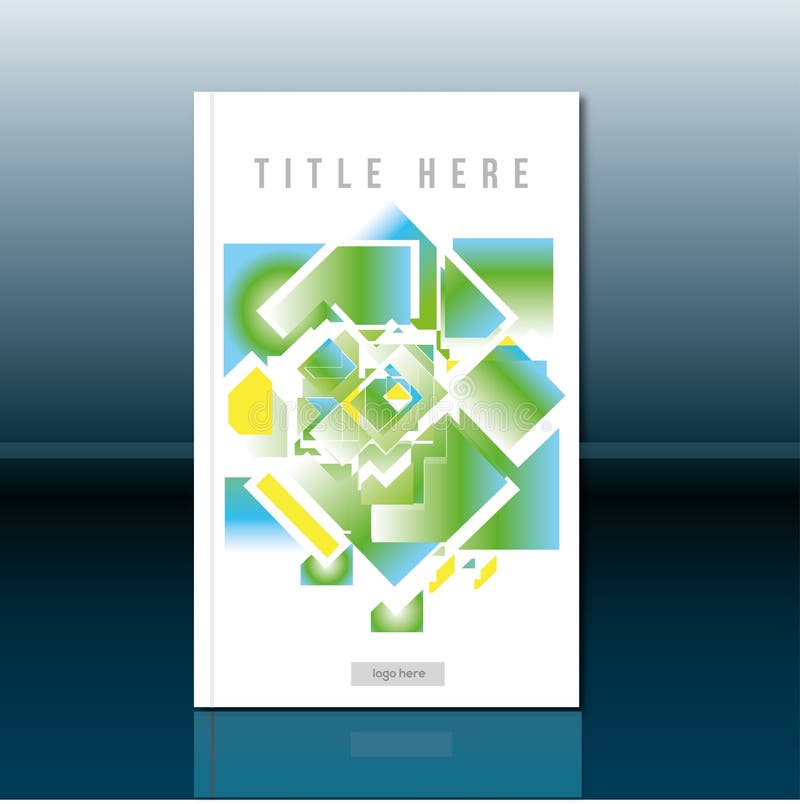 Abstract Book Cover Design Template Stock Vector - Illustration of ...