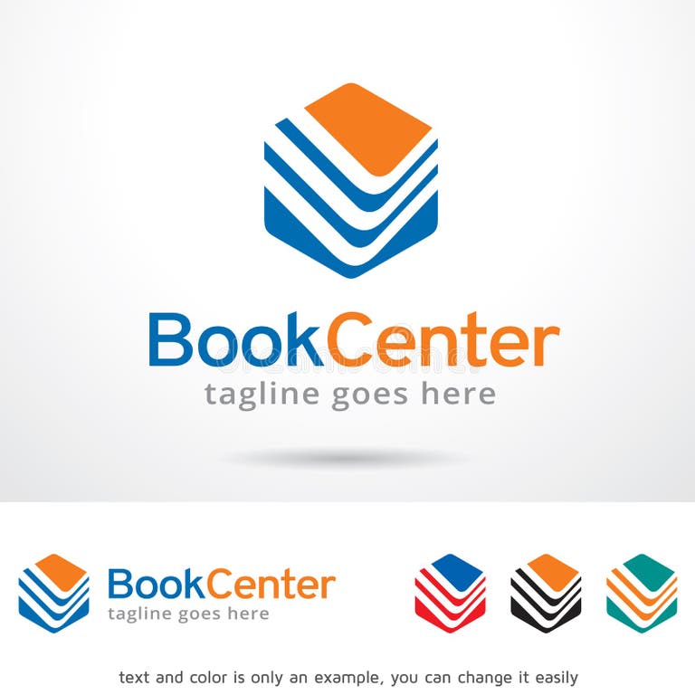 Abstract Book Logo Template Design Vector Stock Vector - Illustration ...