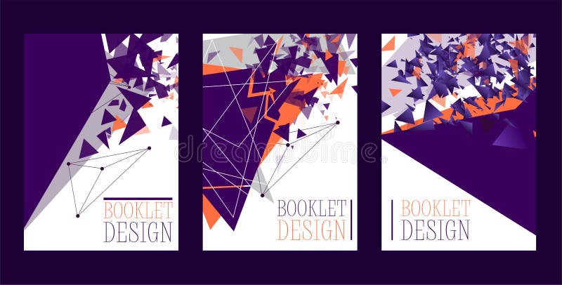 Abstract Booklet Design Poster, Banner, Card Vector Illustration ...