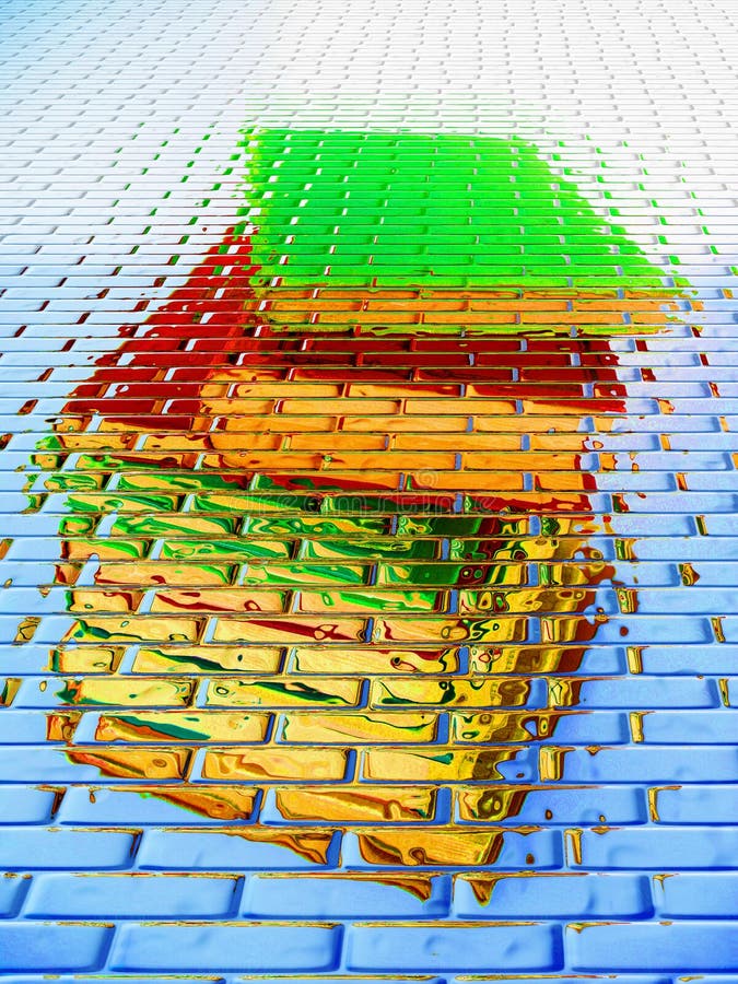 Abstract Books Against Reflective Pattern Stock Illustration ...