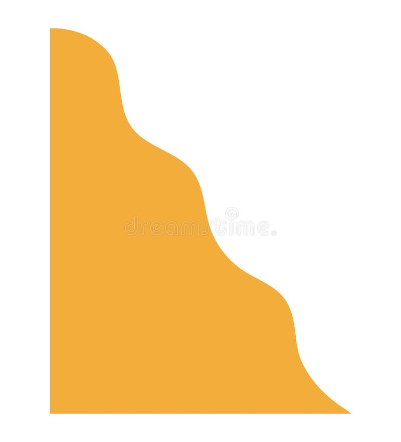 Abstract Border Curved Minimalist Artistic Design Stock Illustration ...