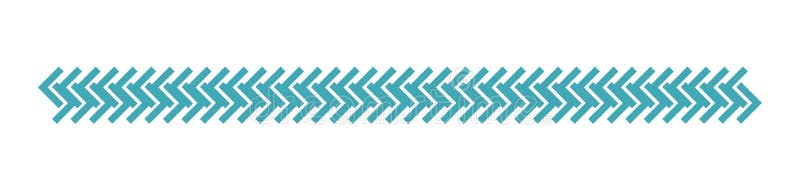 Set of Abstract Border Designs. Vector Illustration Decorative Design ...