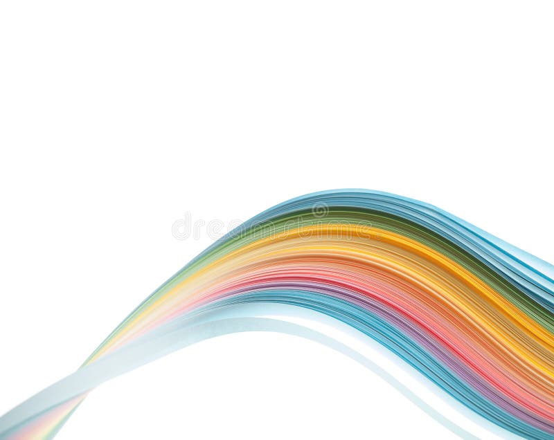 Abstract Border Isolated Soft Waves Background Stock Image - Image of ...