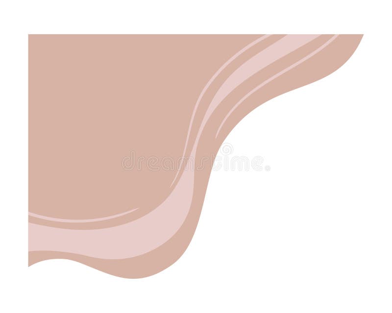 Abstract Border Soft Wavy stock illustration. Illustration of border ...