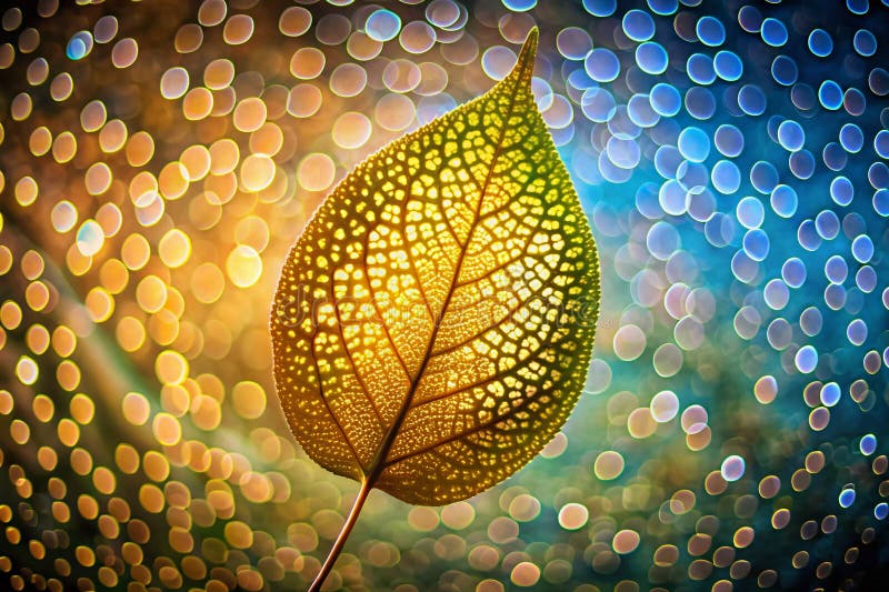 Abstract Botanical Art a Harmonious Fusion of Organic Leaf Forms and ...