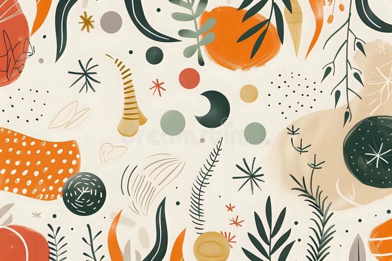 Abstract Botanical Illustrations: Exploring Shapes, Colors, and ...