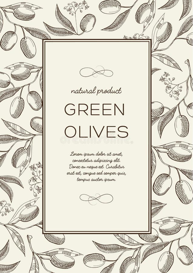 Abstract Botanical Natural Poster Stock Vector - Illustration of poster ...