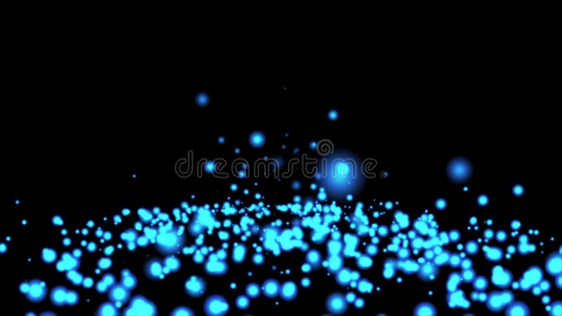 Abstract Bouncing Particles on Floor Background Animation Stock Video ...