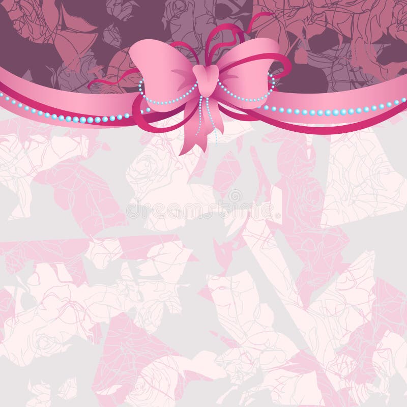 Abstract bow stock vector. Illustration of border, bouquet - 16570903